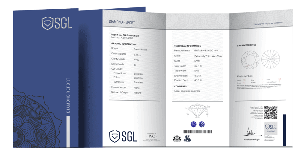 Natural Diamond Report - SGL Labs